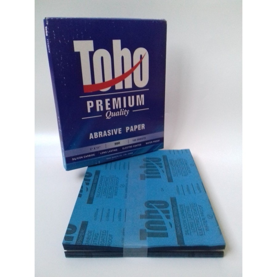 Jual Amplas Lembaran Toho Premium Super Halus Grit 600 800 1000 1200 1500 2000 3000 5000 ...