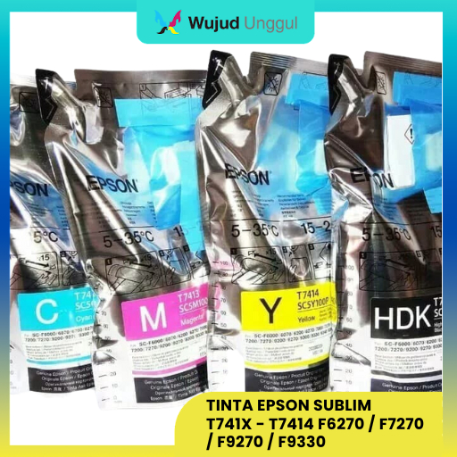 Jual Tinta Epson Sublim T741X - T7414 F6270 / F7270 / F9270 / F9330 ...