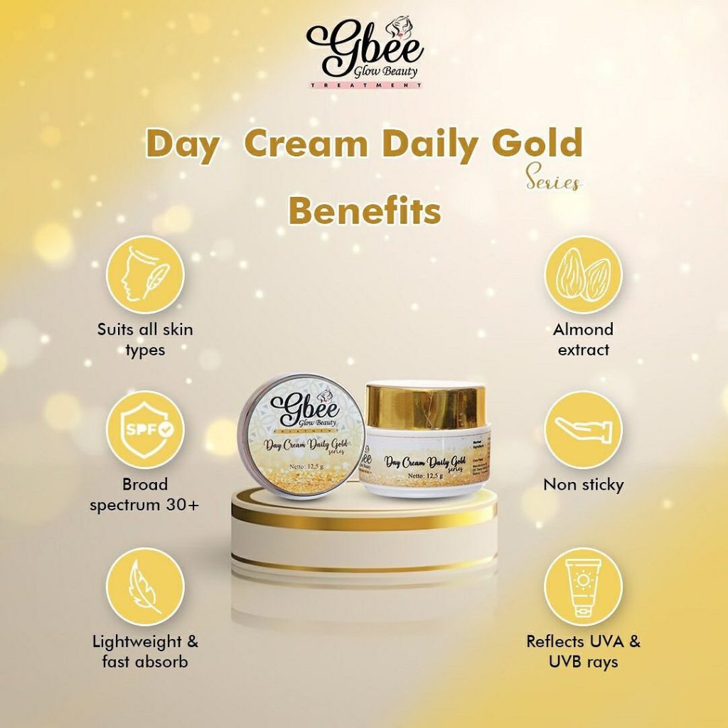 Jual Gbee Glow Beauty Day Cream Gold 12,5 gr | Shopee Indonesia