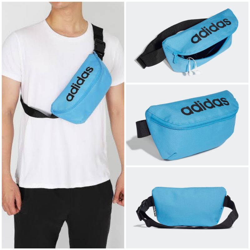 Jual Tas Adidas Daily Waistbag BLUE Original 100% - WAISTBAG HIPPACK ...
