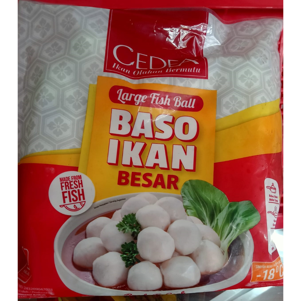 Jual Cedea Bakso Ikan 500 gram / Cedea Large Fish Ball 500gr | Shopee ...
