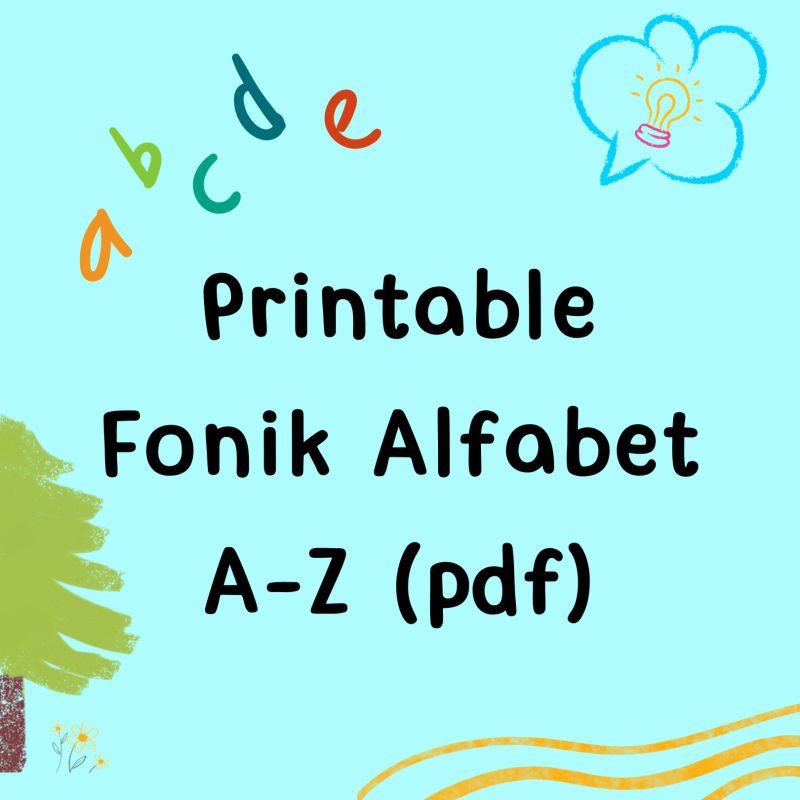 Jual Printable Fonik Alfabet A-Z (Montessori Inspired) | Shopee Indonesia