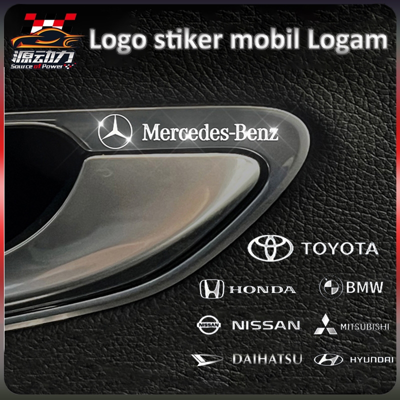 Jual Stiker Mobil Logam logo 3D Stiker Eksterior Stiker Interior Mobil ...
