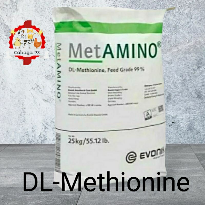 Jual DL Methionine 500 Gram Methionin Evonik Metamino | Shopee Indonesia