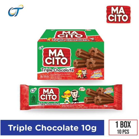 Jual MACITO TRIPLE CHOCOLATE - [ 10 PCS ] | Shopee Indonesia