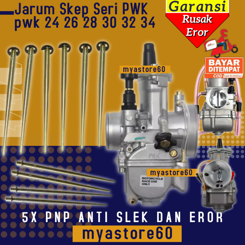 Jual Jarum Skep JJE Karburator Karbu Carbu Carburator PWK Seri JJE 24 26 28 30 32 34 Anti Macet ...