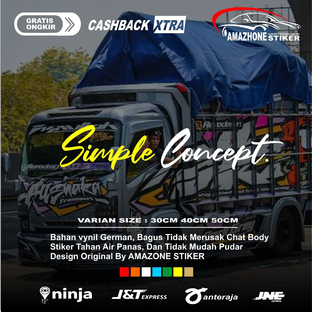 Jual Stiker kaca depan pick up truk stiker simple concepct stiker ... Jual Stiker kaca depan pick up truk stiker simple concepct stiker ...