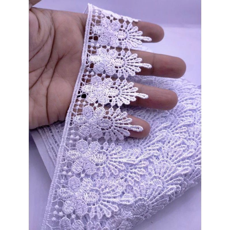 Jual RENDA GIPER GYPER LEBAR 6CM KODE 96622 HARGA PER 100CM | Shopee ...