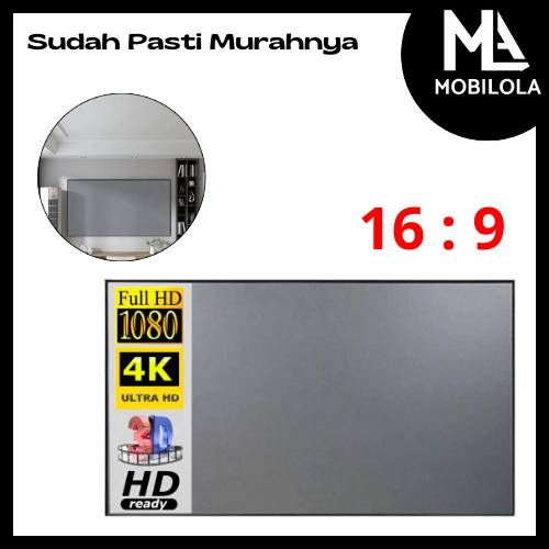 Jual MOBILOLA - Kain Layar Proyektor Anti-light Ambient Screen Curtain ...