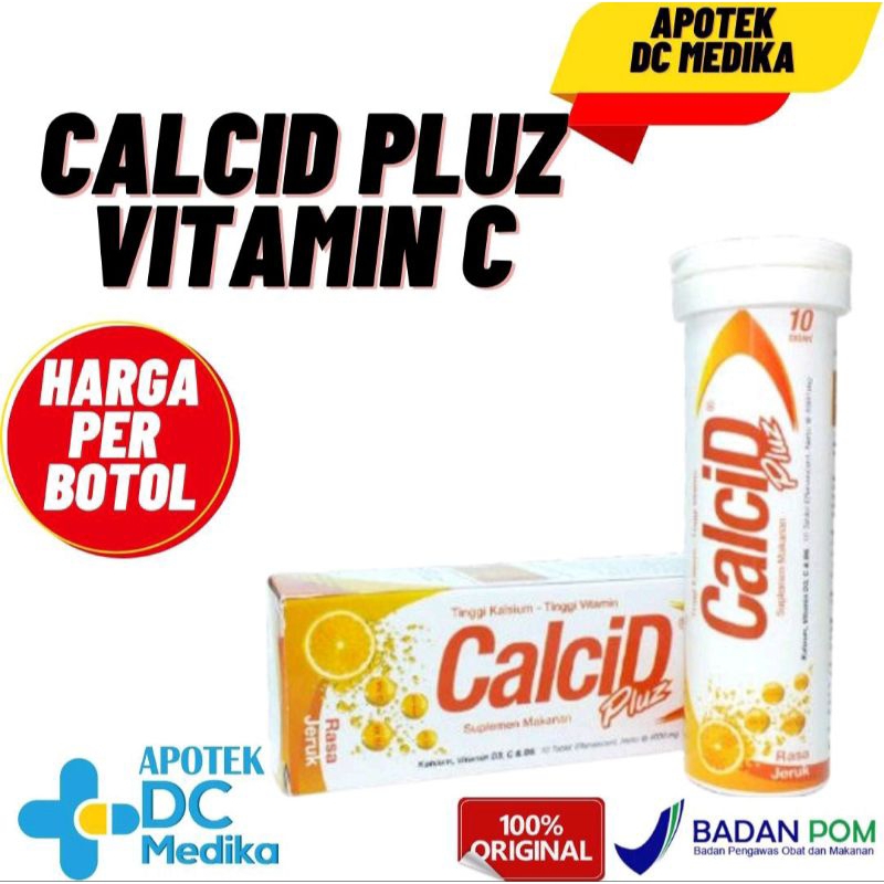 Jual CALCID PLUS CALCI D ORANGE DAYA TAHAN TUBUH PROTECAL CDR REDOXON ...