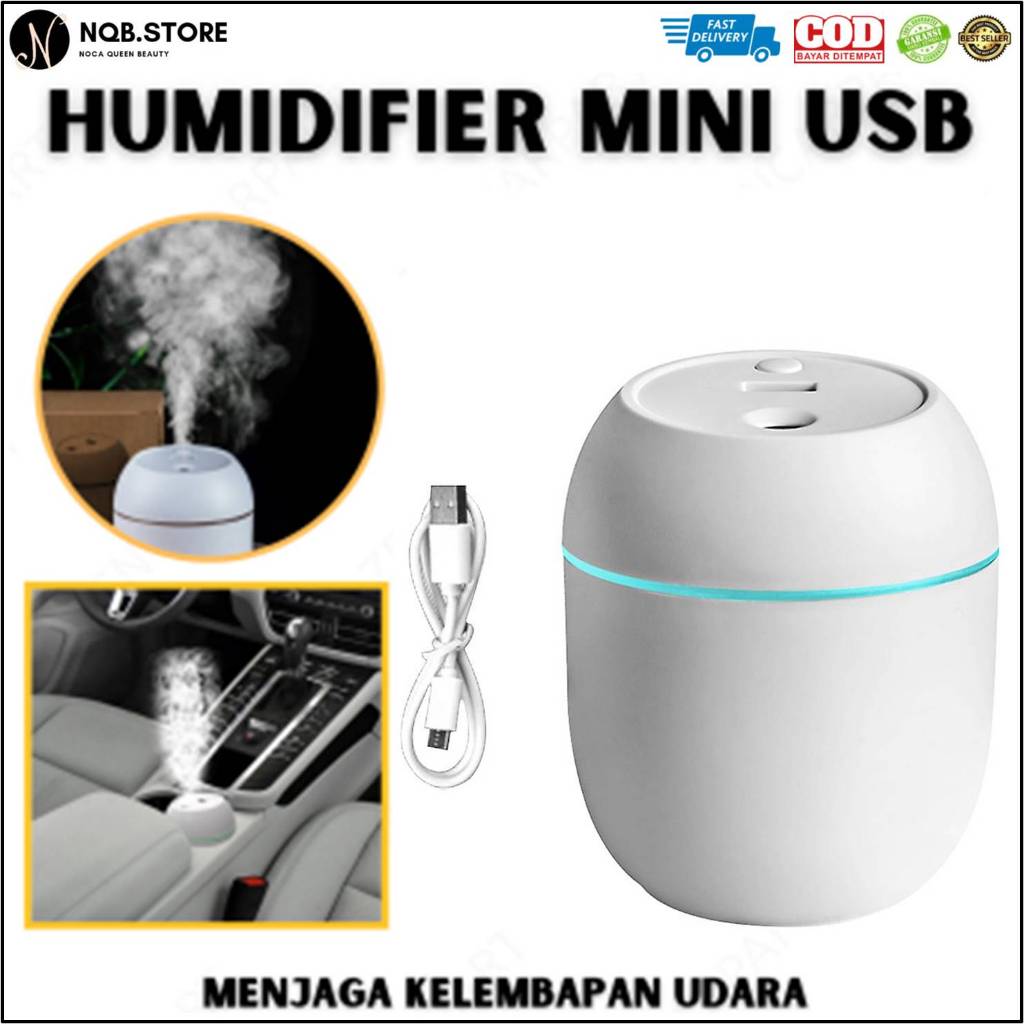 Jual NQB - HUMIDIFIER MINI USB Pelembab Udara Portable Aromatherapy ...