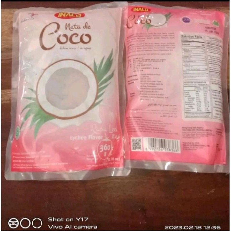 Jual Inaco Nata De Coco Leci 360gr, Inaco Nata De Coco Cocopandan 360gr ...