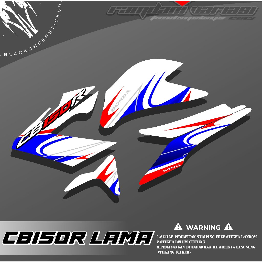 Jual STRIPING CB150R OLD - STRIPING STIKER CB150R LAMA - CB150R ...