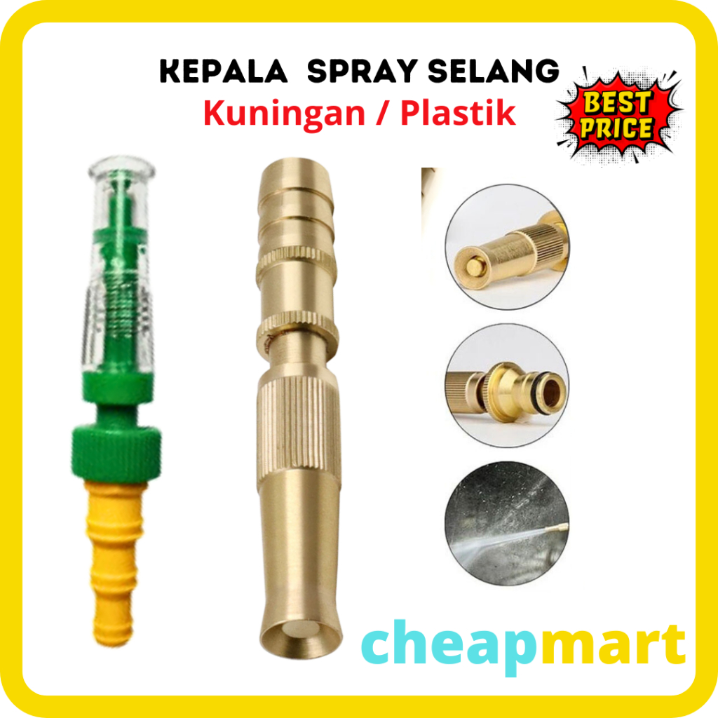 Jual Kepala Sprayer Sambungan Selang Pistol Water Gun Jet Spray ...