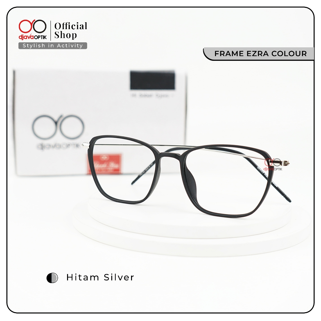 Jual DJAVA OPTIK - Frame Ezra - Kacamata Photocromic Korea Plastik Titanium | Shopee Indonesia