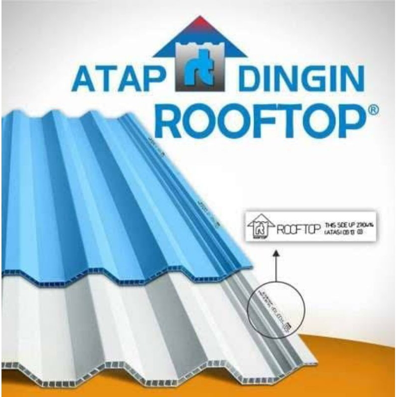 Jual ATAP DINGIN UPVC ROOFTOP | Shopee Indonesia
