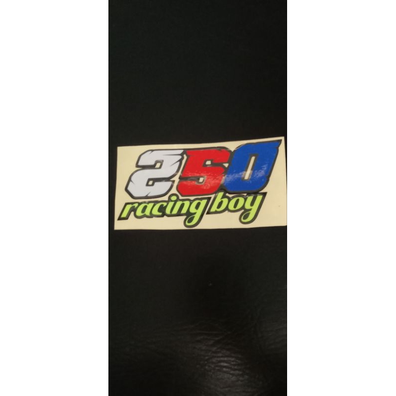 Jual sticker cutting logo 250 racingboy ukuran 15cm*7cm | Shopee Indonesia
