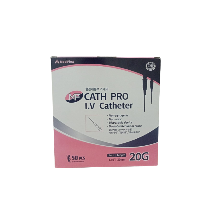 Jual Jarum Infus MF Cath Pro 20G / IV Catheter Harga Per Pcs MEDIFIRST ...