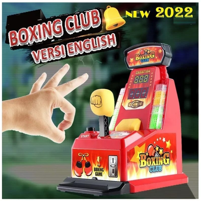 Jual Mainan Anak Mesin Tinju Boxing mini Club Punch Finger Sentil ...
