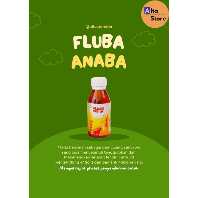 Jual Fluba Anaba 130mL Tiga Kali Lebih Ampuh Atasi Radang Tenggorokan ...