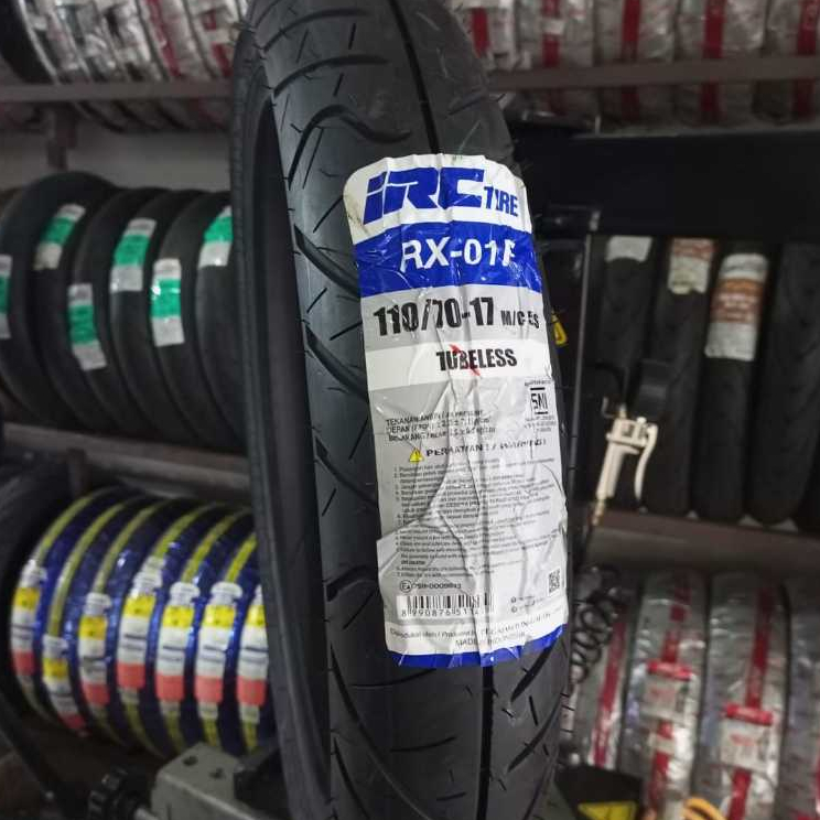 Jual BAN IRC RX-01 UKURAN 110/70-17 TUBELESS | Shopee Indonesia