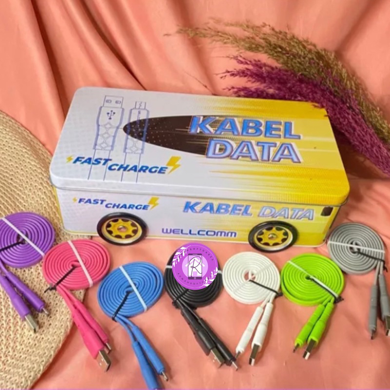 Jual KABEL DATA WELCOMM TYPE MICRO FAST CARGING | Shopee Indonesia