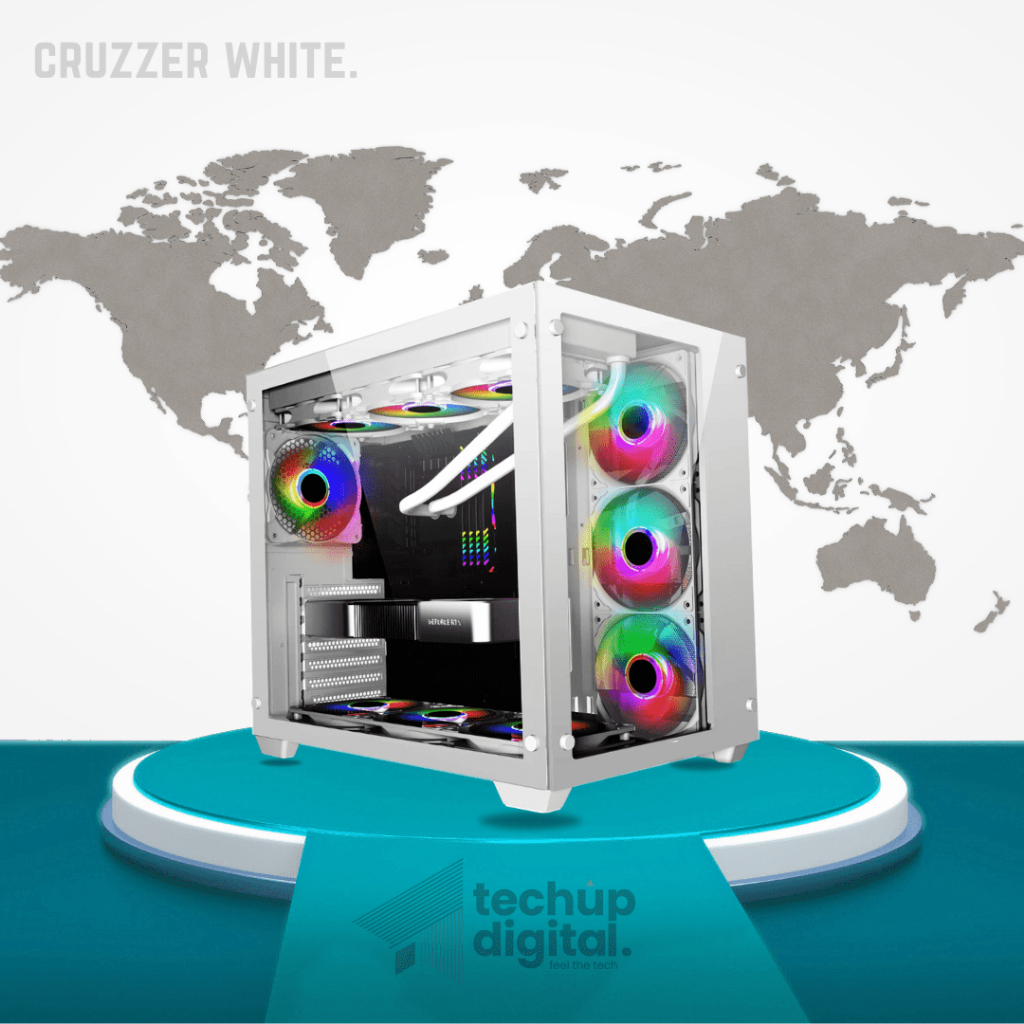 Jual Casing HOSE Cruzzer White Tempered Glass Casing PC | Shopee Indonesia