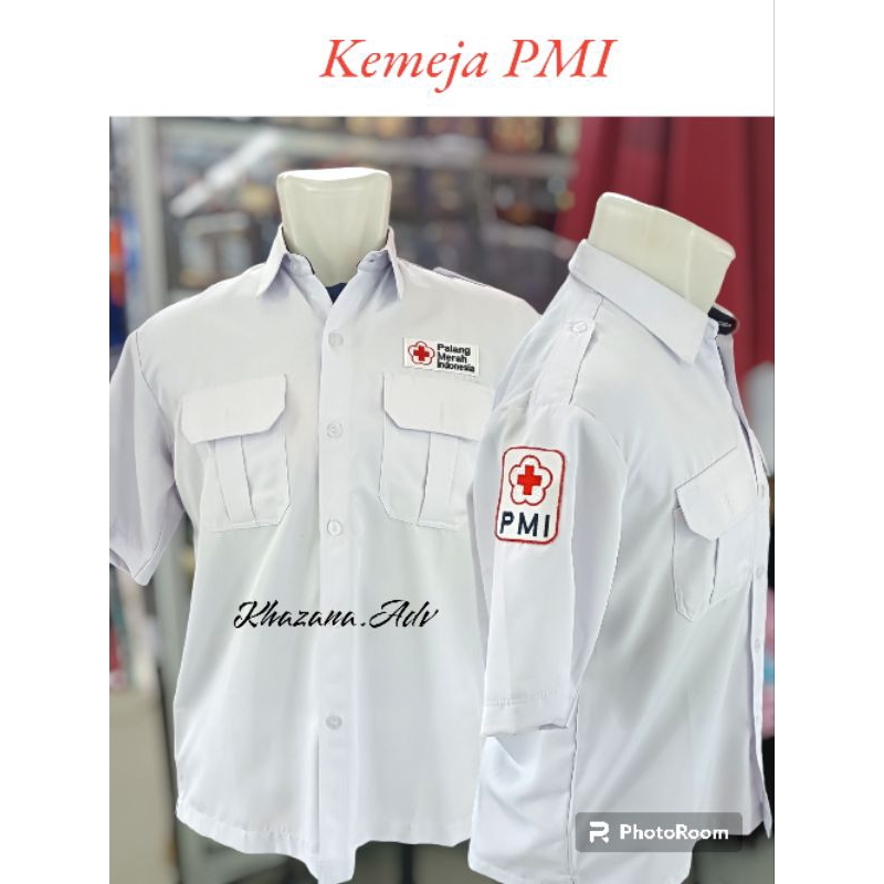 Jual KEMEJA PDH PMI / KEMAJA PALANG MERAH INDONESIA (baca deskripsi ya ...