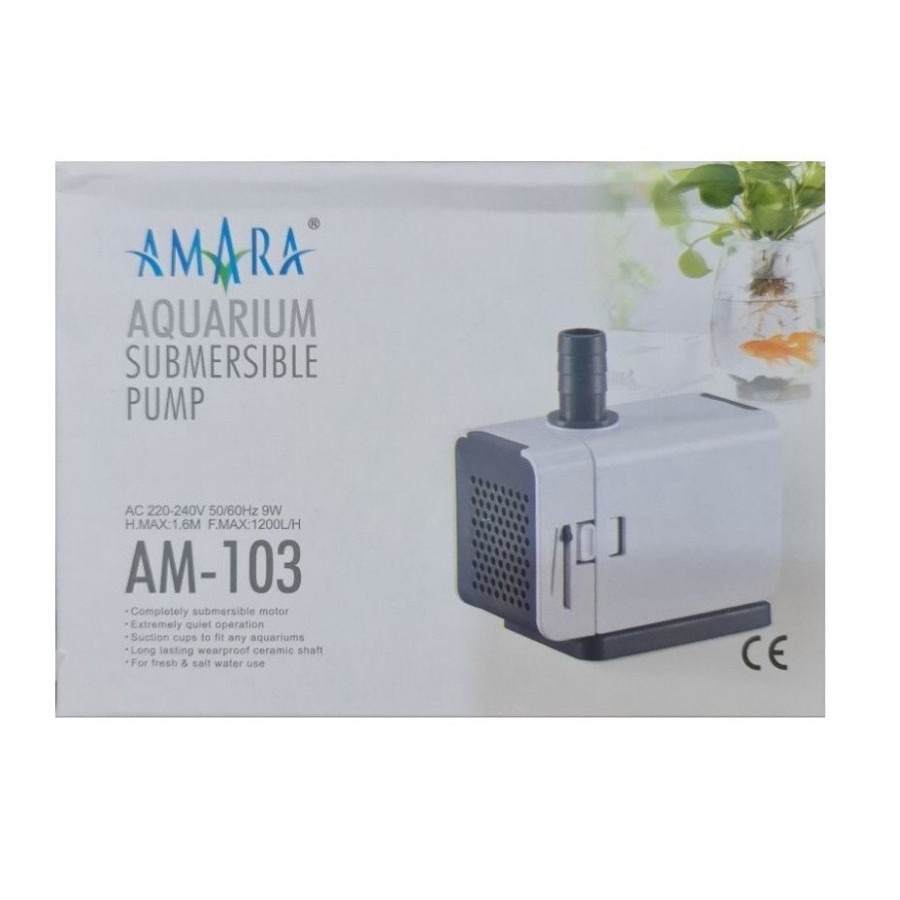 Jual AMARA AM 103 104 105 Aquarium Submersible Pump/Pompa Kolam ...
