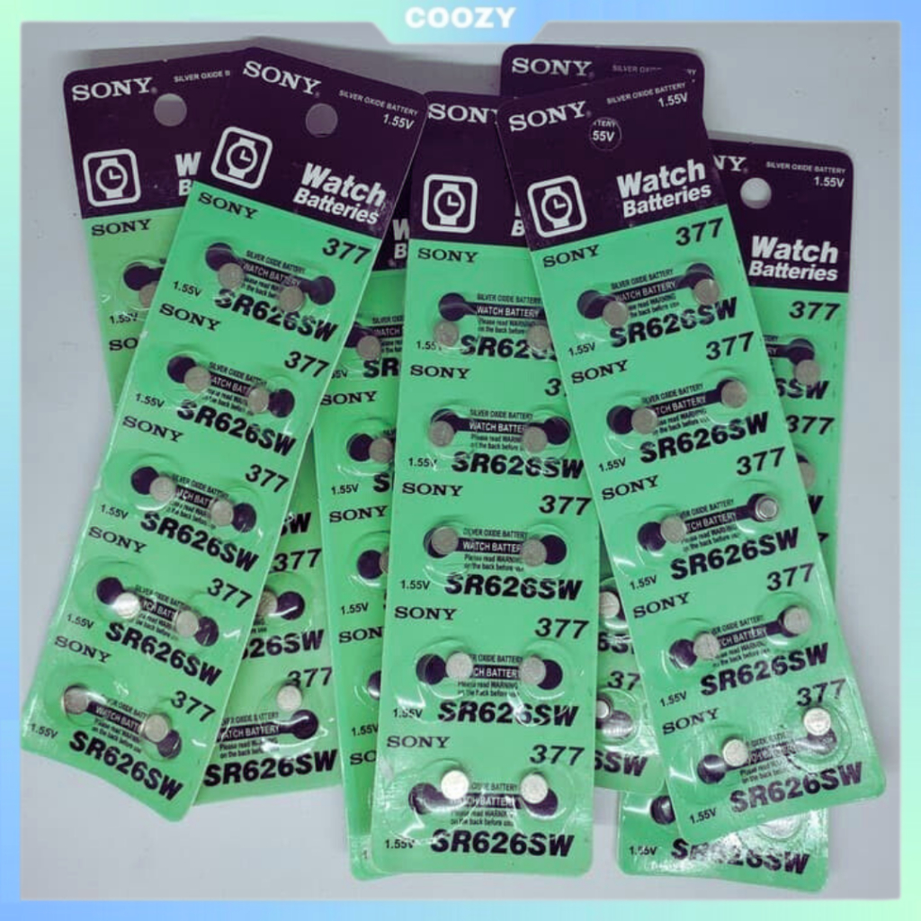 Jual Baterai Sony SR 626 377 Batre Battery Kancing SONY SR626SW 377 LR ...