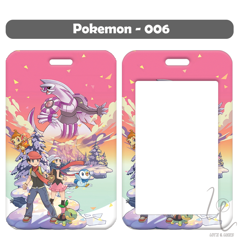 Jual (N009) Nametag Pokemon Tanpa Tali / Card Holder Pikachu / ID Card ...