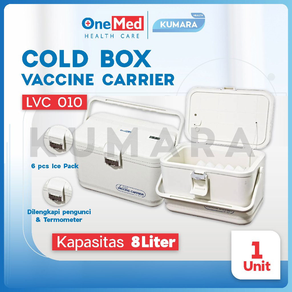 Jual ONEMED - Cold Box Vaccine Carrier LVC 010 / Tempat Vaksin / Box ...