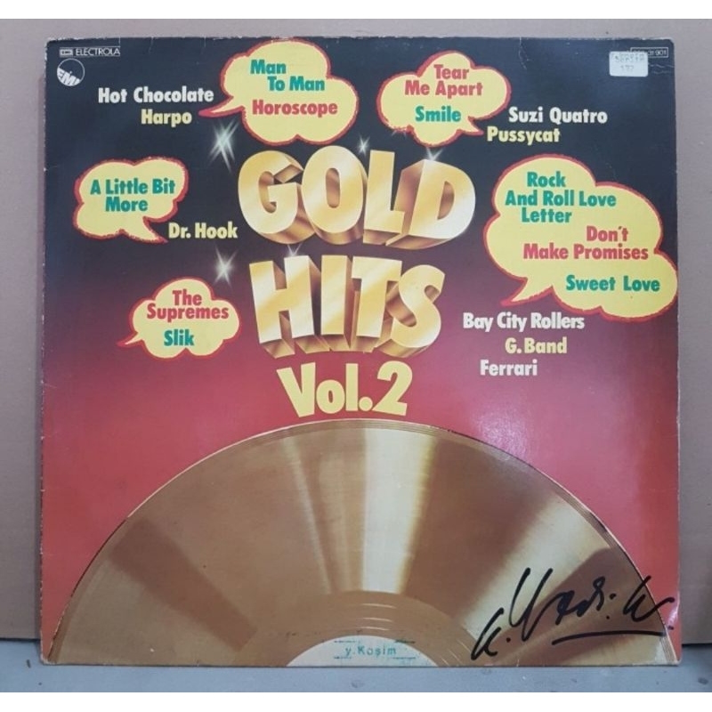 Jual Vinyl Piringan Hitam 12 inch Gold Hits Vol.2 Heavy Metal dll ...