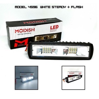 Jual LAMPU TEMBAK STROBE + FLASH 4596 MODISH 8MATA LED PUTIH | Shopee ...