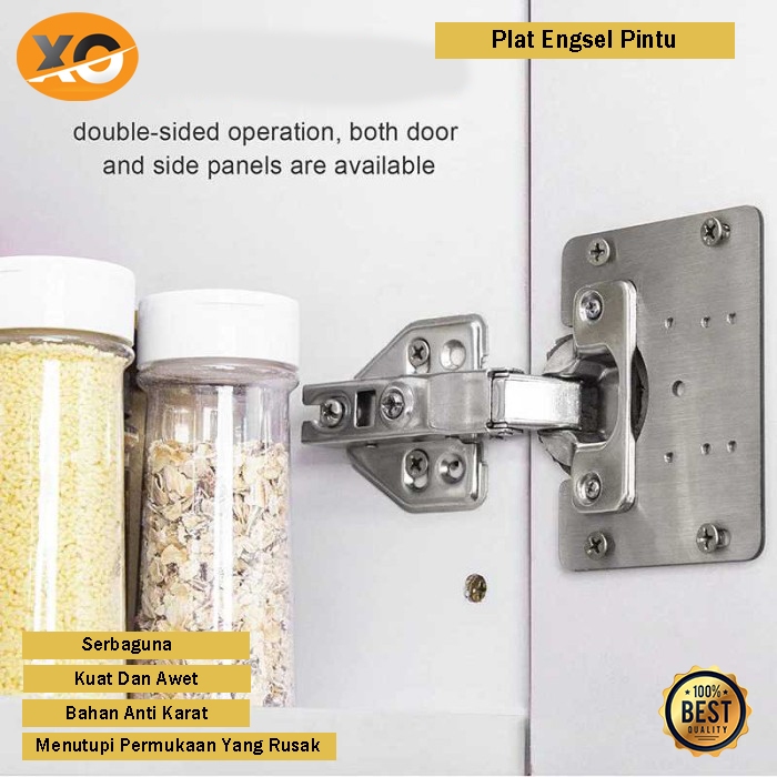 Jual Plat Engsel Pintu Lemari Laci Stainless Steal Anti Karat Furniture ...