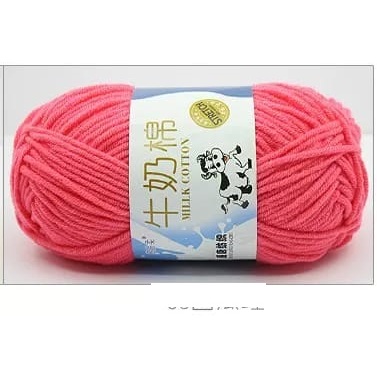 Jual Benang Rajut Milk Catton 5Ply 1-50 Warna /Benang Rajut Katun Susu ...