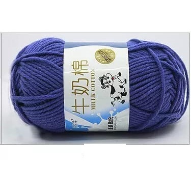 Jual Benang Rajut Milk Catton 5Ply 1-50 Warna /Benang Rajut Katun Susu ...