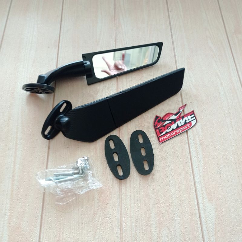 Jual Spion Winglet Stealth CHA BIG Besar Full CNC Ninja 250, CBR250 ...