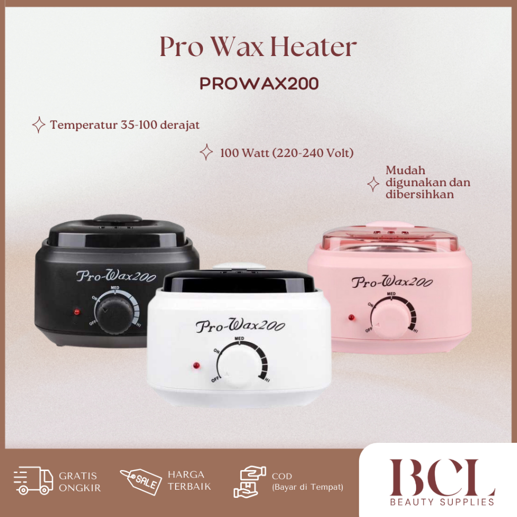Jual Pro Wax 200 Prowax Heater Pemanas Alat Waxing Include Spatula dan ...