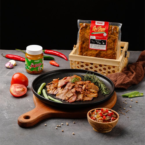 Jual Sei Sapi Zensei 250gr + Sambal Matah (Daging Sapi Asap) | Shopee ...