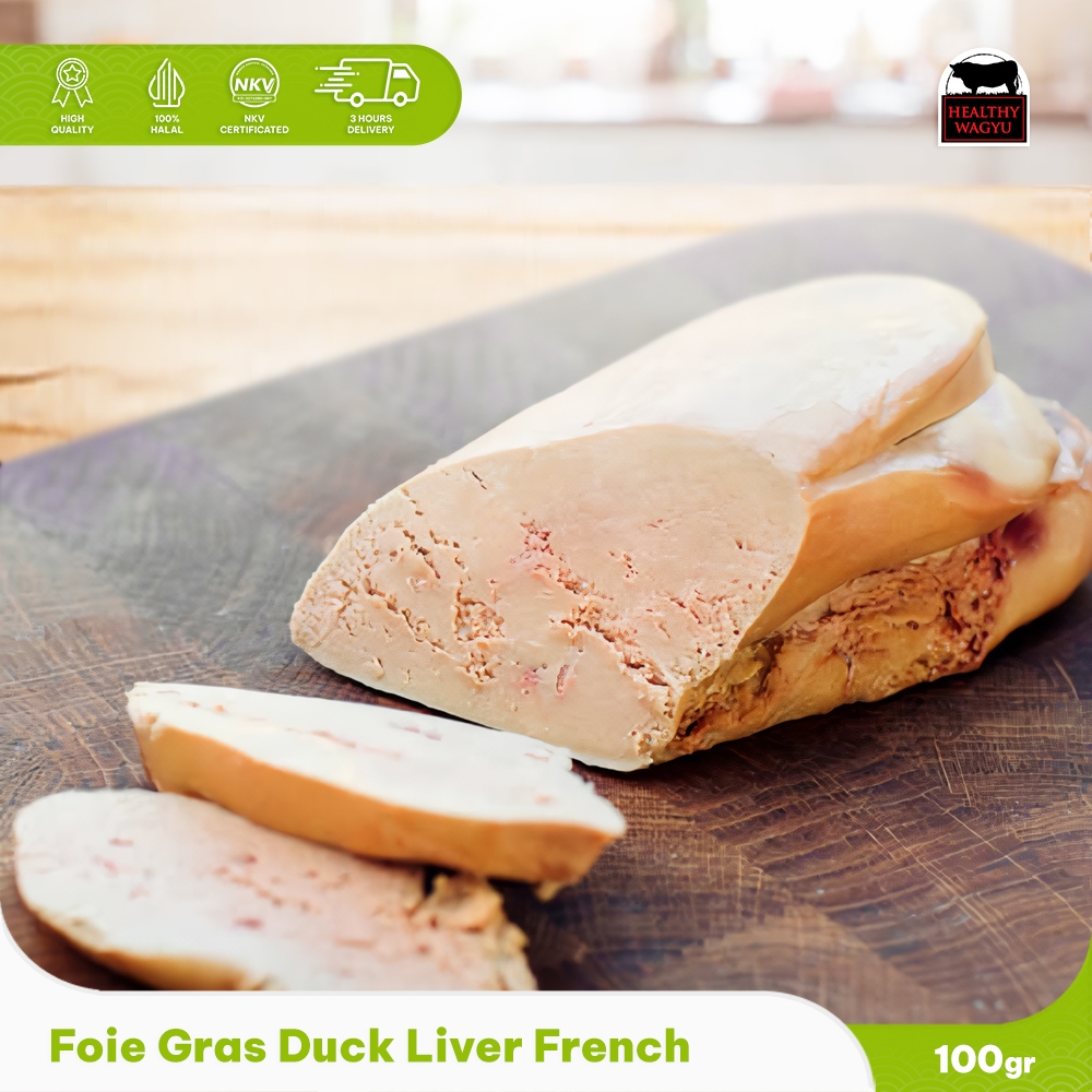 Jual Foie Gras Duck Liver Hati Angsa Import France 100 Gram Healthy ...