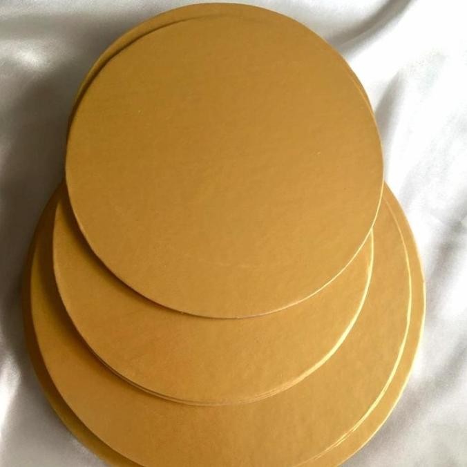 Jual Tatakan Cake Kue Tart Bulat Gold Alas Kue Bolu Ulang Tahun ...