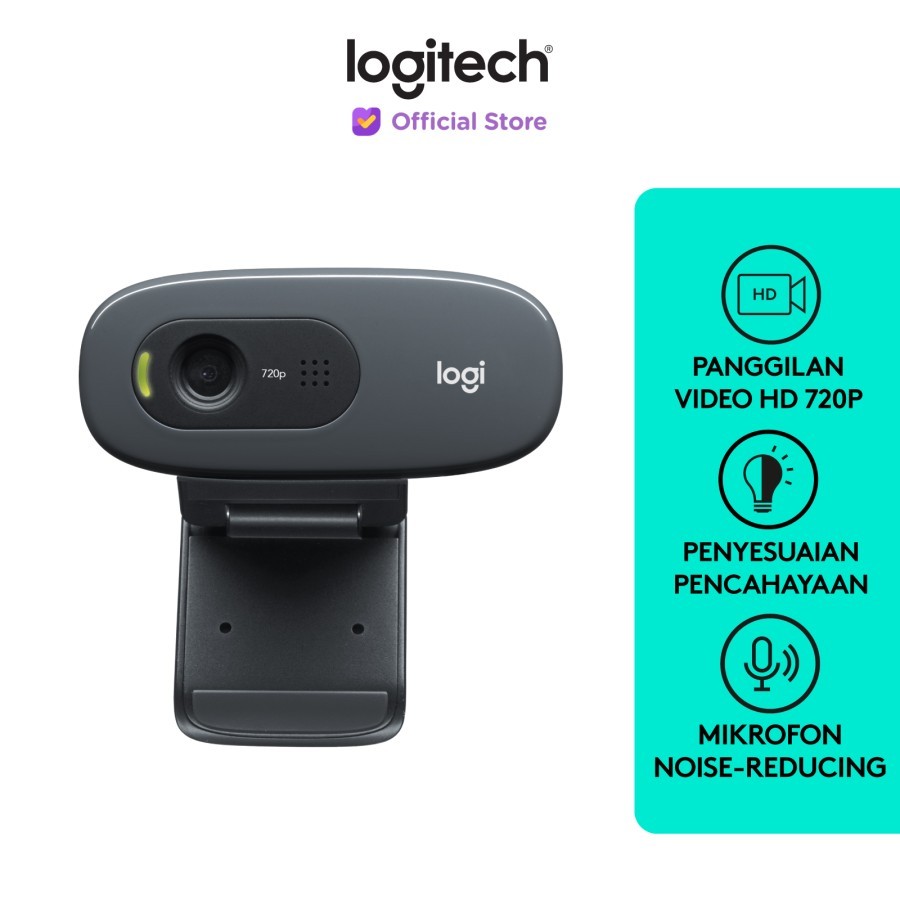 Jual LOGITECH WEBCAM C270 HD | Shopee Indonesia