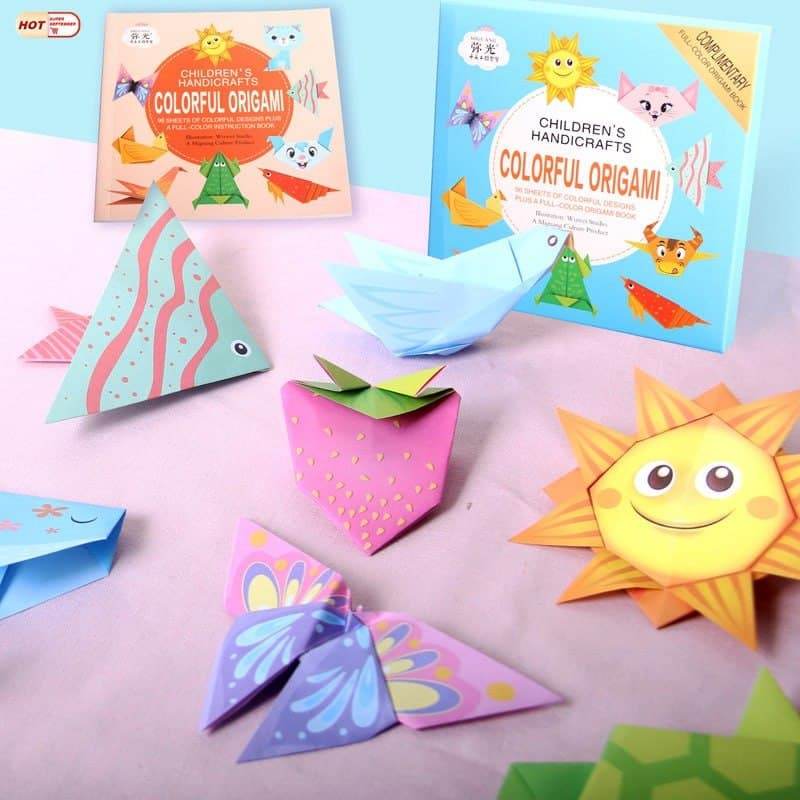 Jual Kertas Lipat Origami 3D Kartun Animal Mainan Edukasi Anak Mainan ...