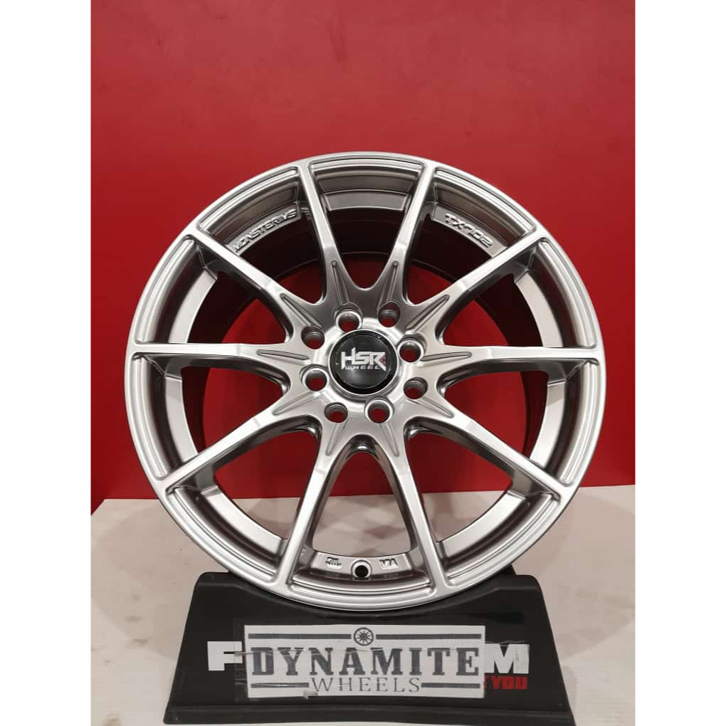 Jual Velg Racing Mobil Agya Freed Avanza Mazda2 Jazz Brio HSR TX-702 Ring 16 Hyper Black ...