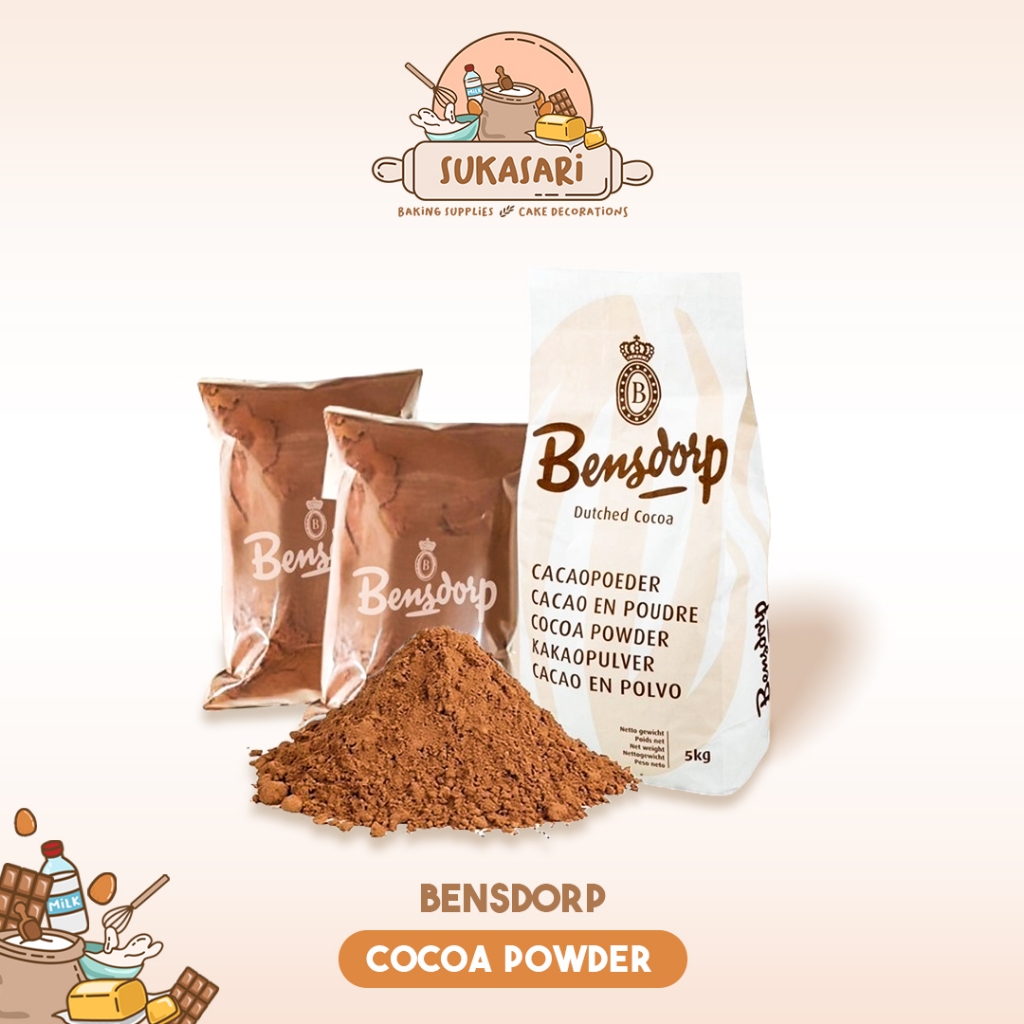 Jual Sukasari - Bensdorp Cocoa Powder 500gr, 100gr / Coklat Bubuk ...
