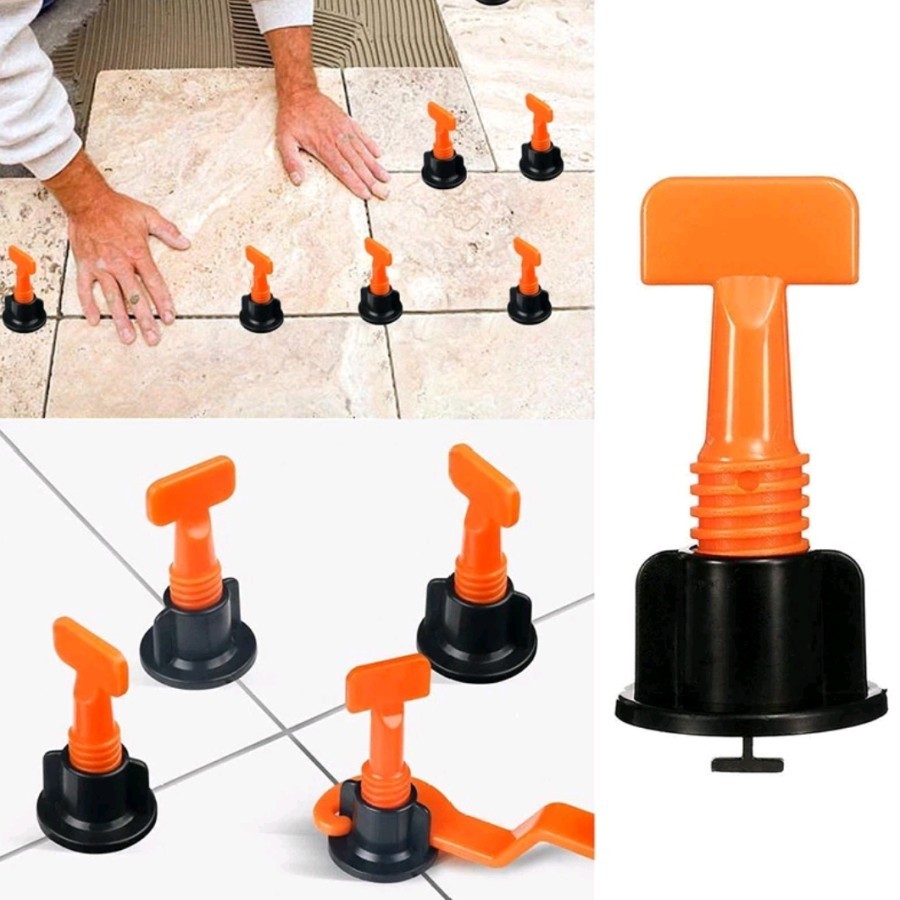 Jual EM 50 pcs alat perata pasang keramik model putar granit tile ...