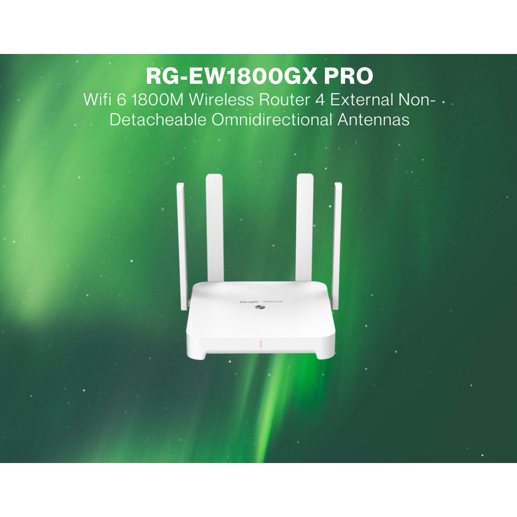 Jual RUIJIE REYEE RG-EW1800GX PRO 1800M Wi-Fi6 DUAL-BAND GIGABIT MESH ...
