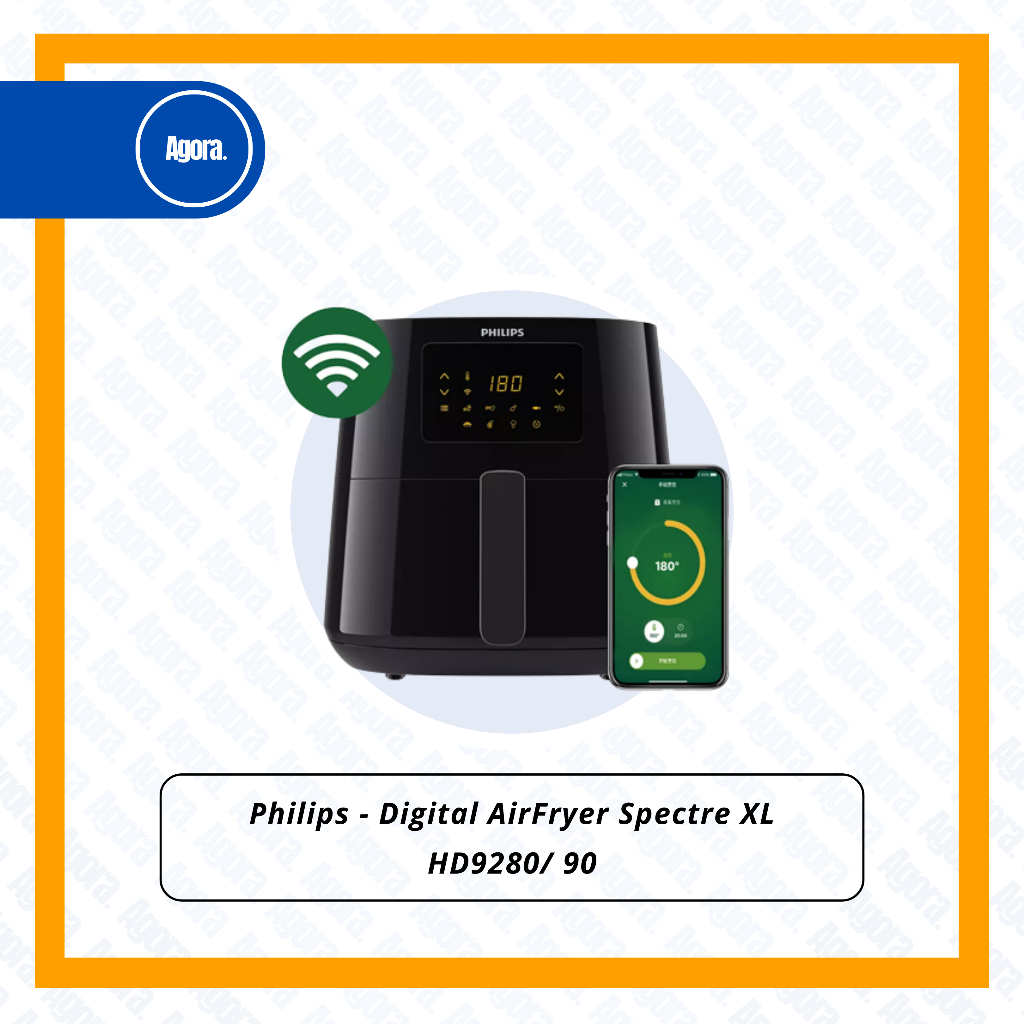 Jual Philips AirFryer HD9280/90 Spectre XL | Black | Shopee Indonesia