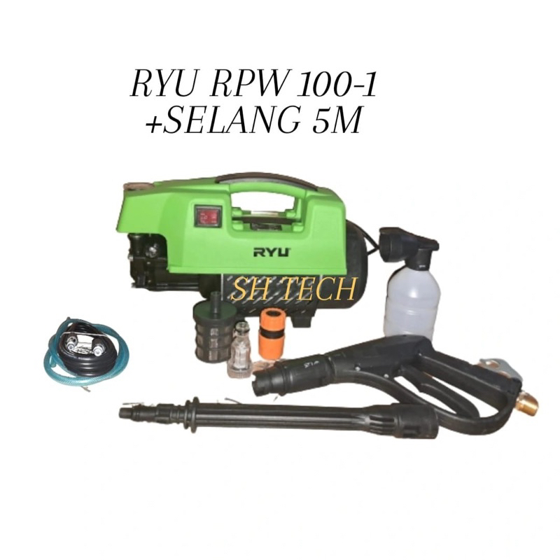 Jual JET CLEANER RYU RPW 100 RPW100 HIGH PRESSURE CLEANER MESIN STEAM ...